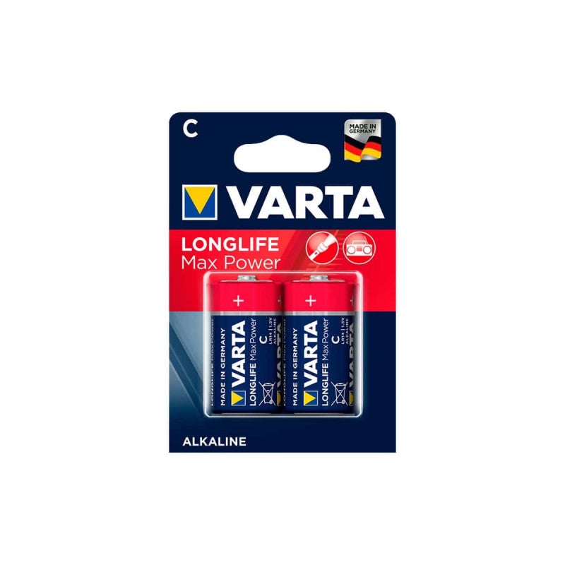 Pila Varta long life max power c - lr14 blíster 2 unid ø26.2x50mm ...