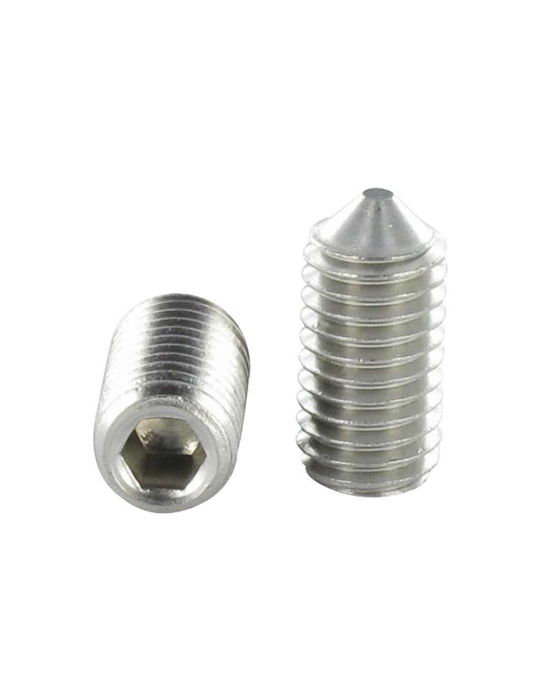Vis métaux Inox A2 Sans tête six pans creux (sthc) Clé de 4 HC4 M8X60 ...