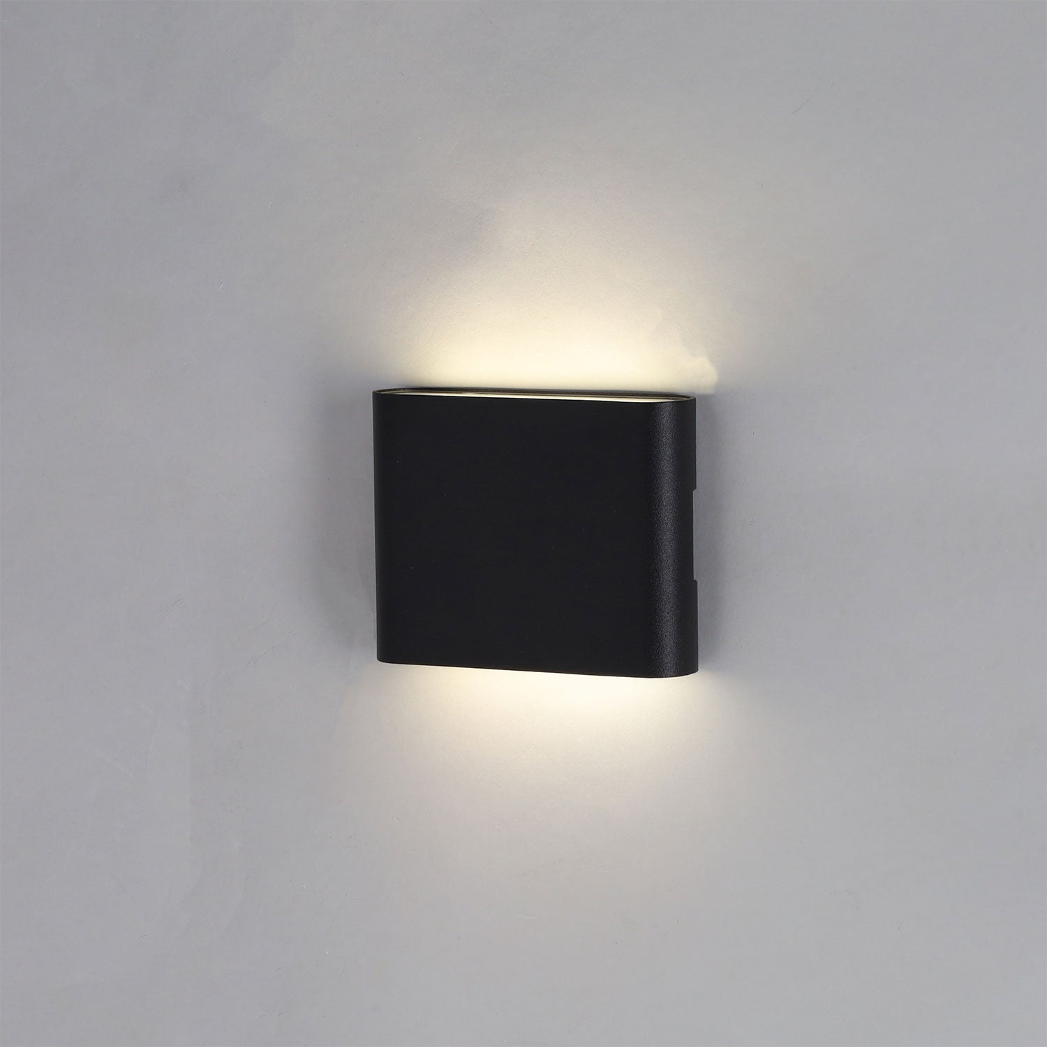 Applique murale LED 2x3 W noire [HO-WALL-27-2x3W-BW] | Leroy Merlin