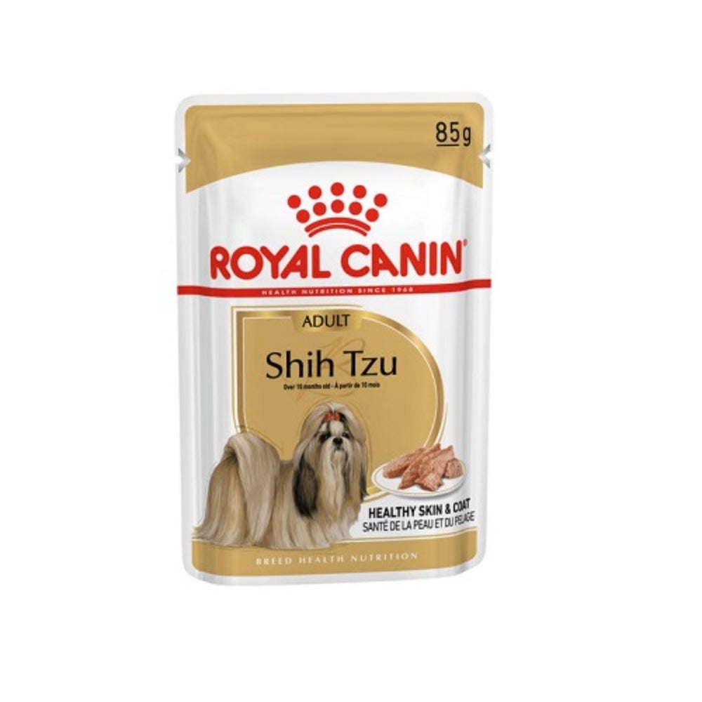 ROYAL CANIN Shih Tzu Wet, Boîte 12 Sachets x 85 gr. | Leroy Merlin