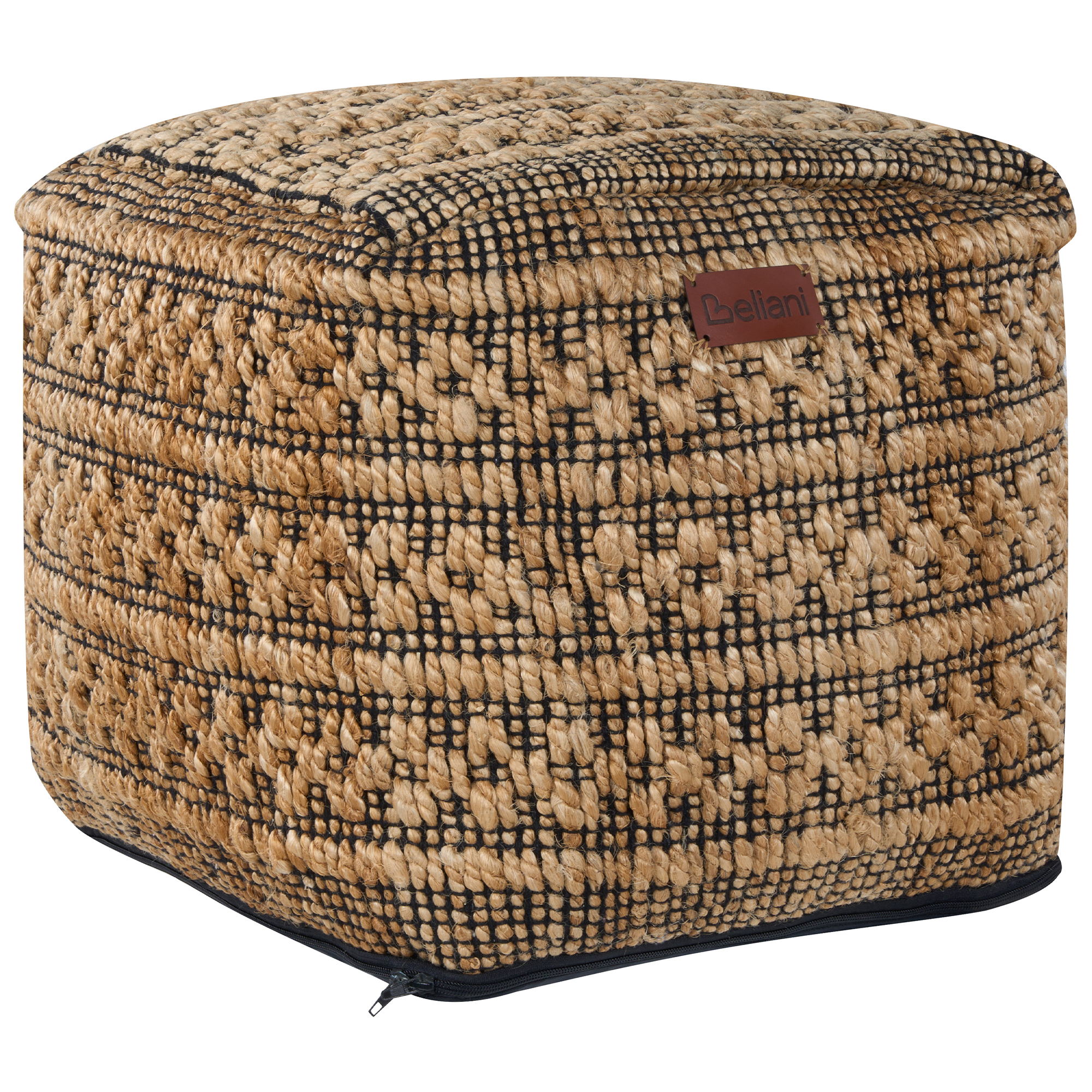 Pouf MABULA Jute Beige 40 cm 40 cm 40 cm | Leroy Merlin
