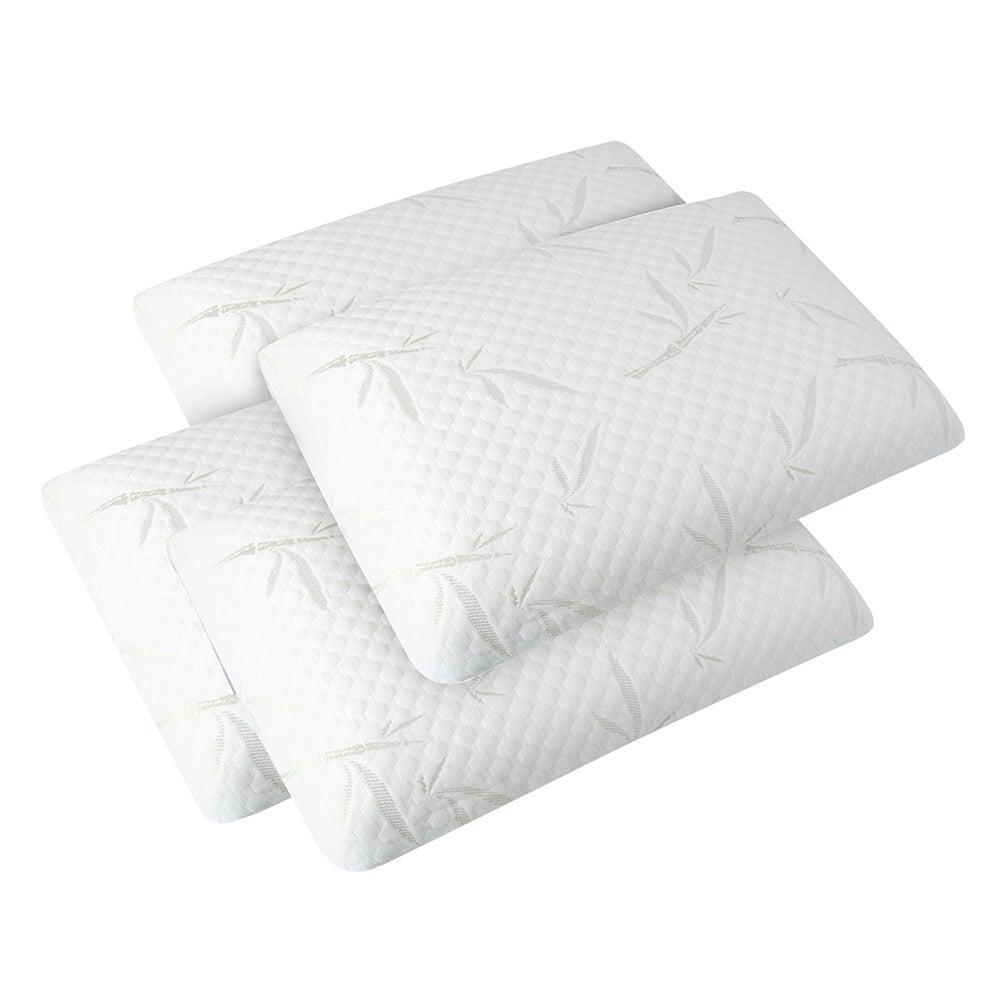 OLYMPE LITERIE | Lot de 4 oreillers 40x60 cm SERENITE | Mousse avec ...