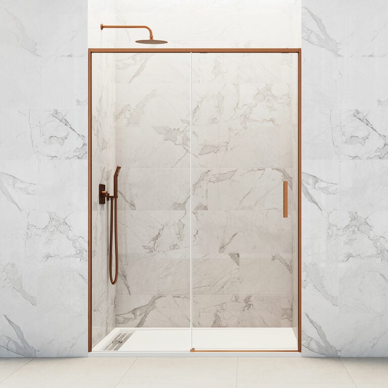 Box doccia scorrevole TWENTY - Rame - 165-170 cm - Reversibile ...