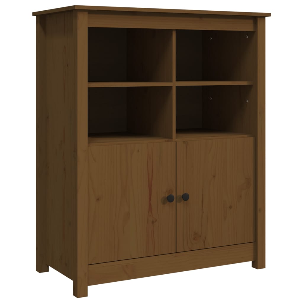 Buffet en pin massif brun miel 83x41,5x100 cm | Leroy Merlin