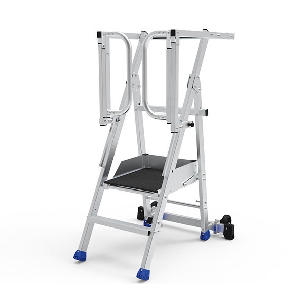 PIRL pliant 2 marches avec portillon saloon - Hauteur max. travail 2 ...