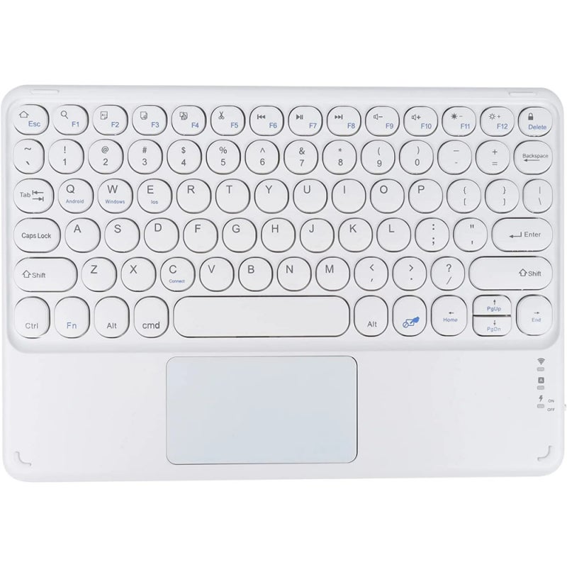 Teclado Bluetooth portátil con panel táctil para iPad y tabletas ...