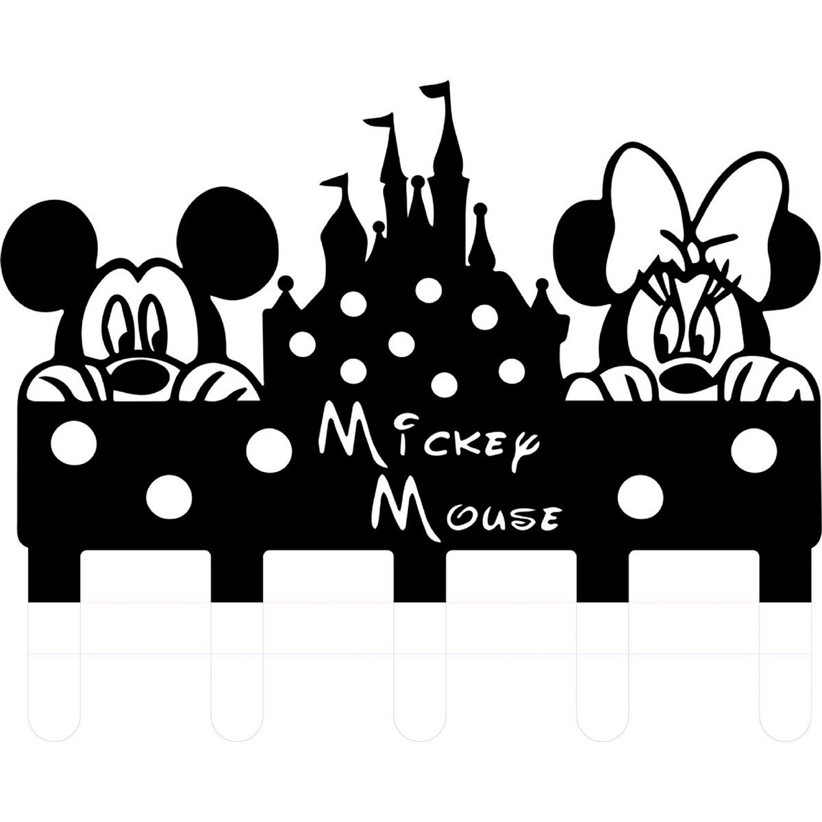 Decoración de Metal Mickey 18, Metal, Negro, EPIKASA | Leroy Merlin