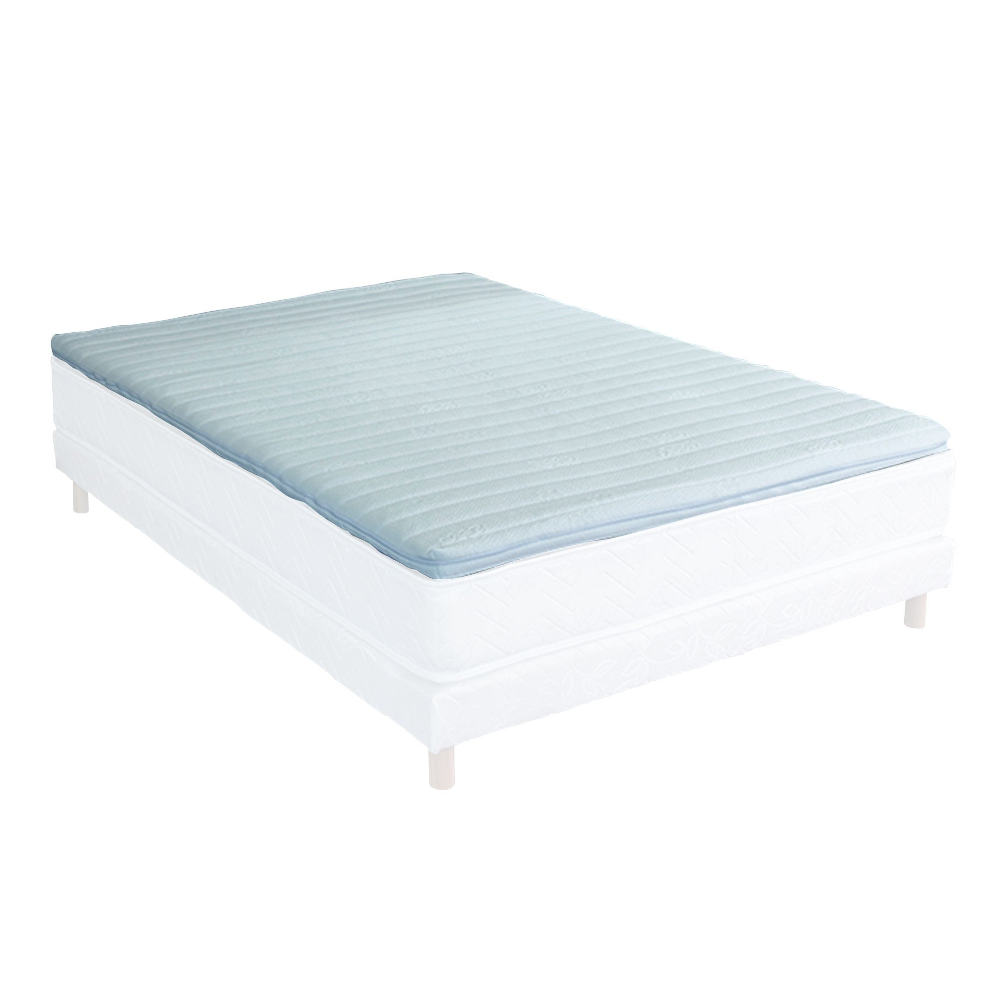 Surmatelas mousse mémoire de forme 160x200cm | Leroy Merlin