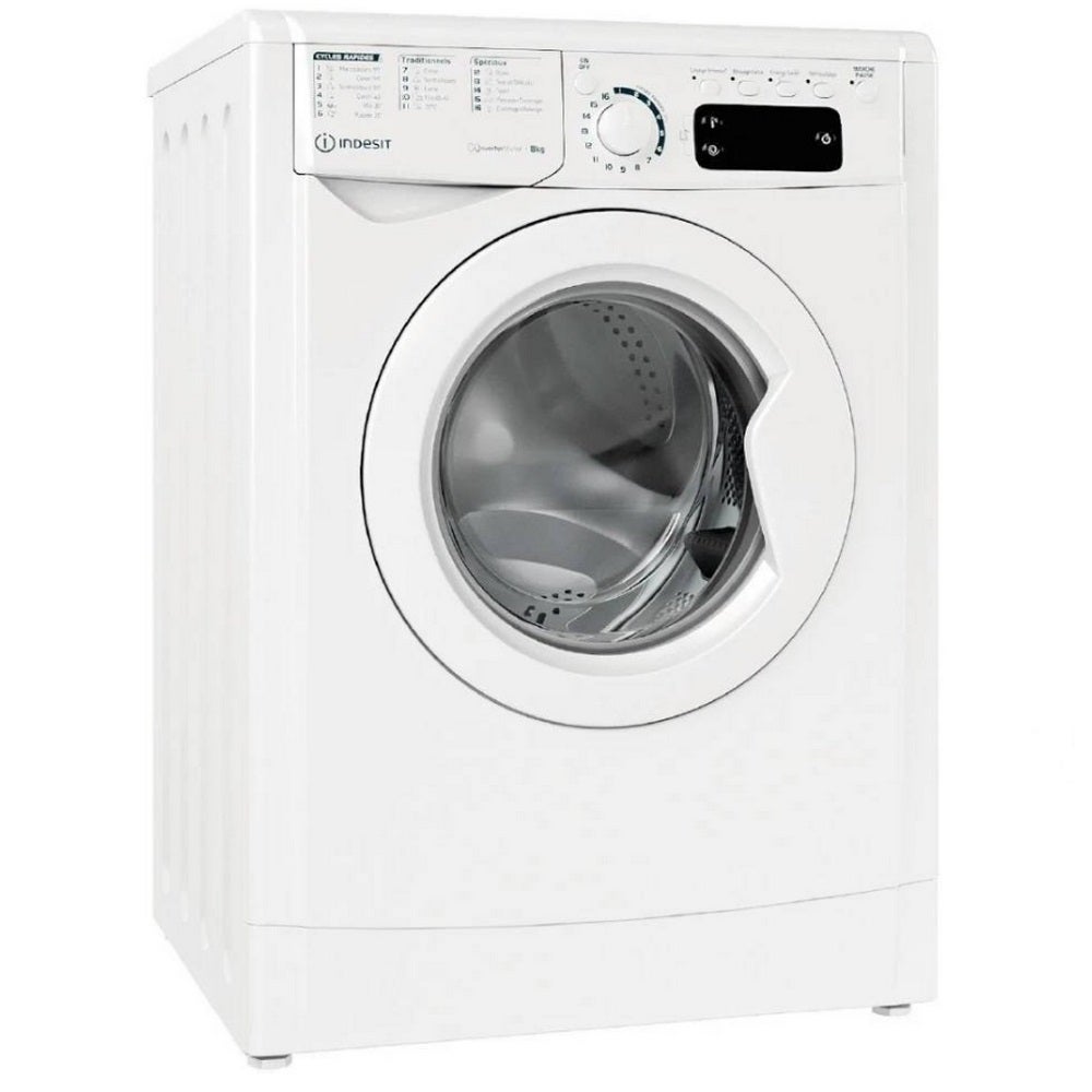 Lave-linge hublot 8kg 1400tours/min - Indesit EWE81483WFRN | Leroy Merlin