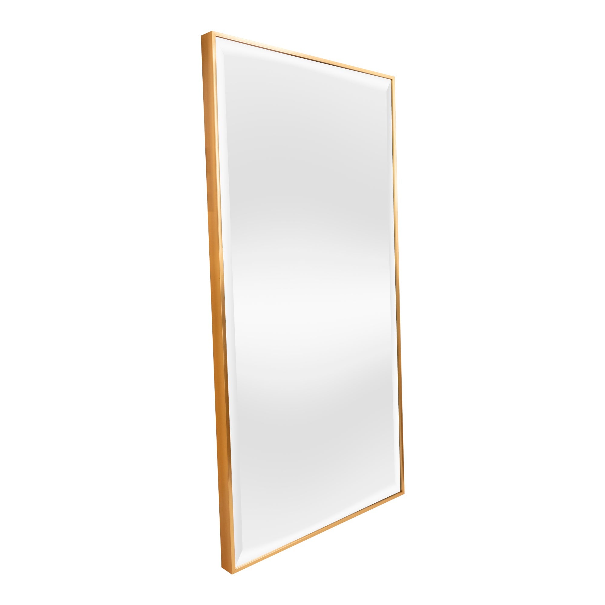 Espejo de pared rectangular 102 x 52 cm dorado 03_0007923 | Leroy Merlin