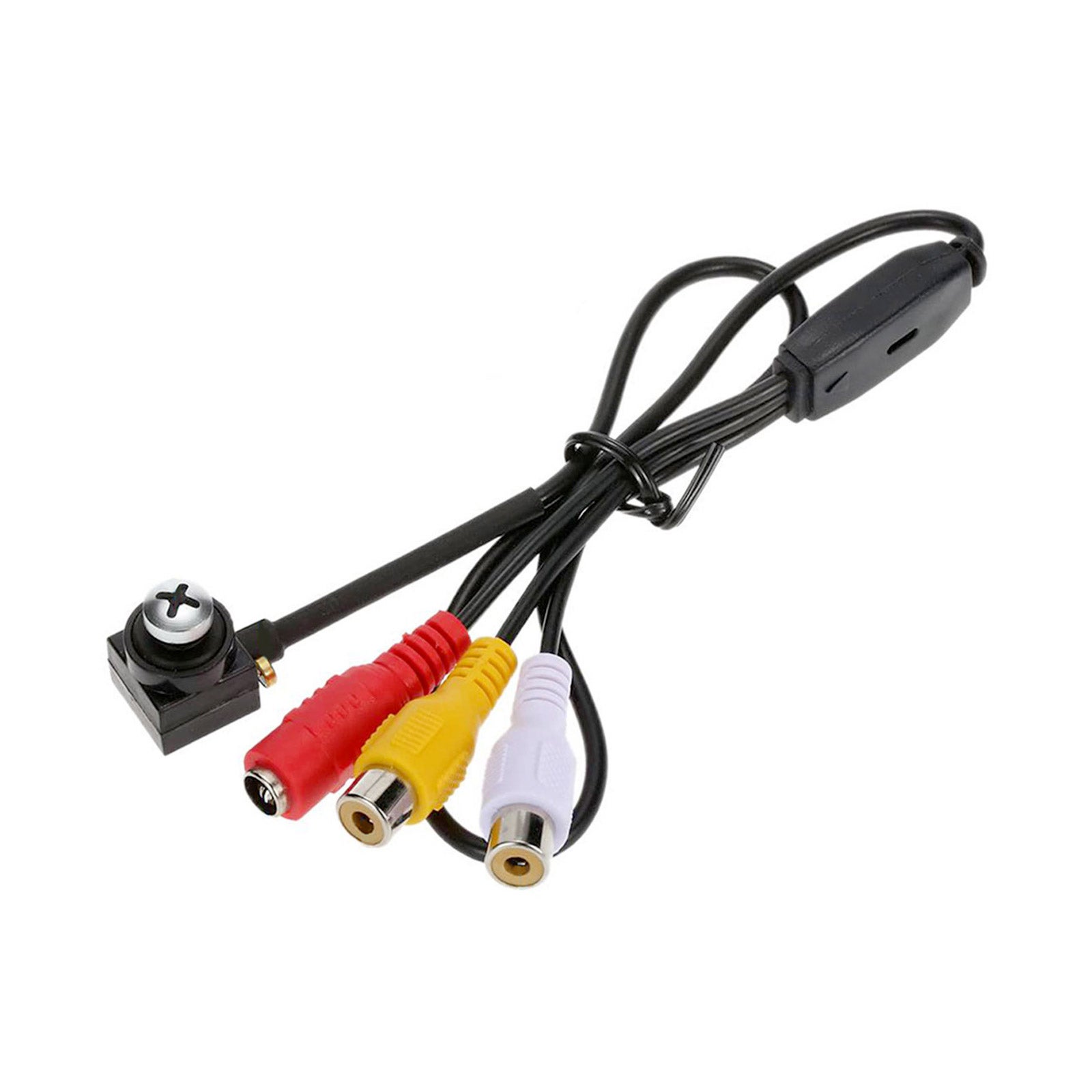MINI MICRO TELECAMERA CAMERA CAM SPIA SPY CMOS A COLORI AUDIO CON ...