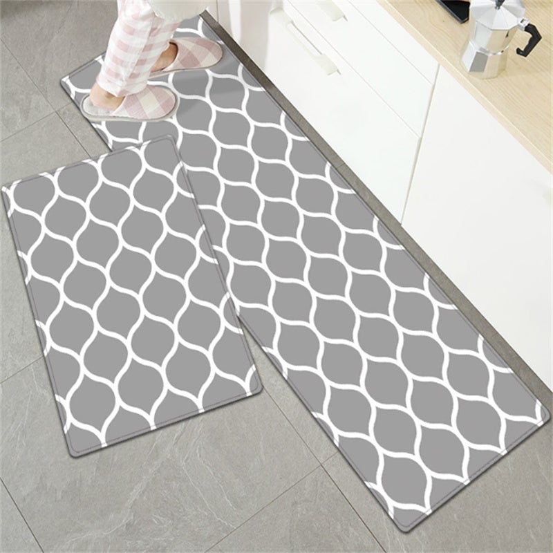 Tapis de cuisine en PVC épaissi - Imperméable et antidérapant ...