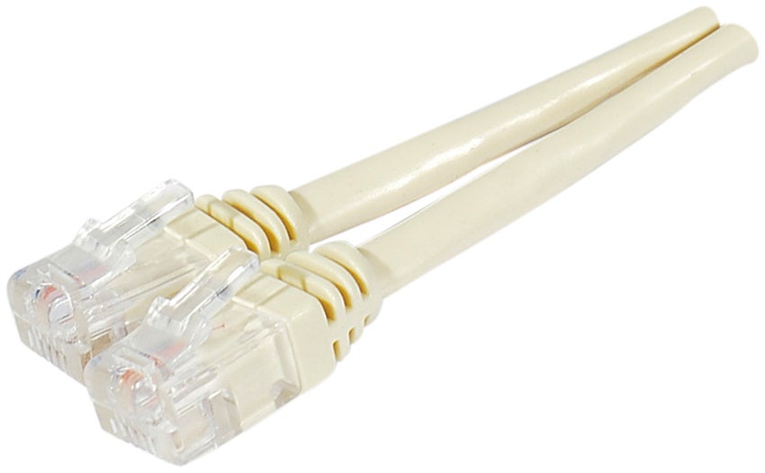 CONECTICPLUS Câble téléphone rj11 adsl torsade 5 m | Leroy Merlin