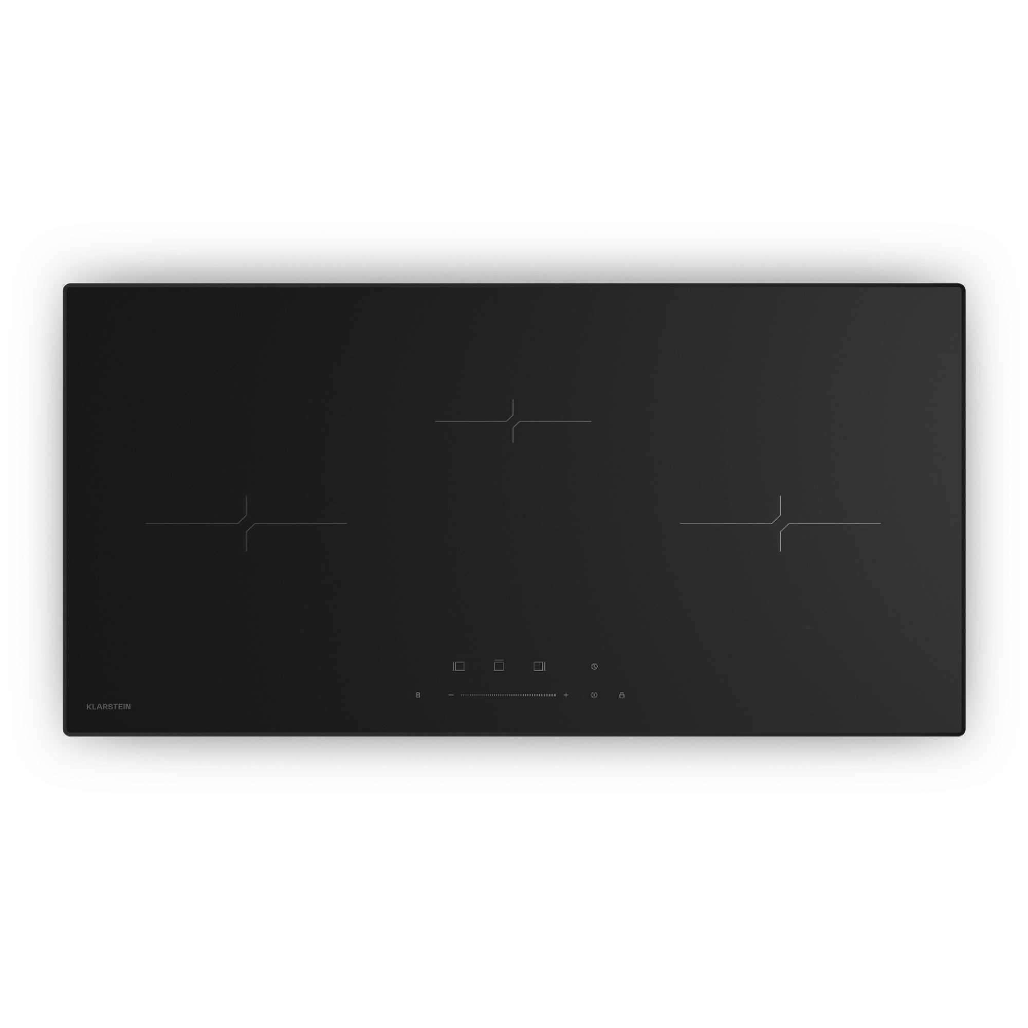 Klarstein Velaire Placa inducción estrecha minimalista potente 3 zonas ...