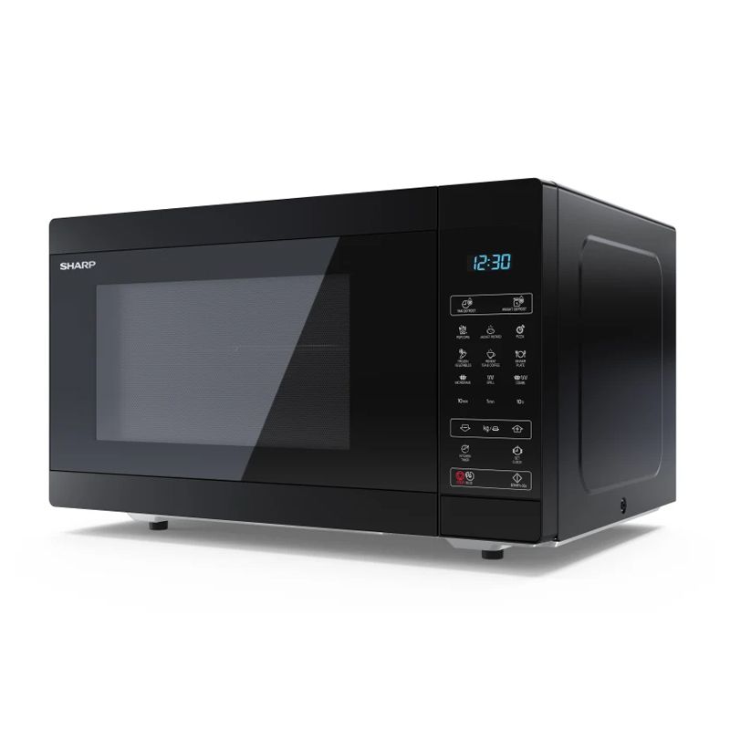 Sharp yc-mg81e-b forno a microonde nero microonde con grill superficie piana 28 l 900 w ...