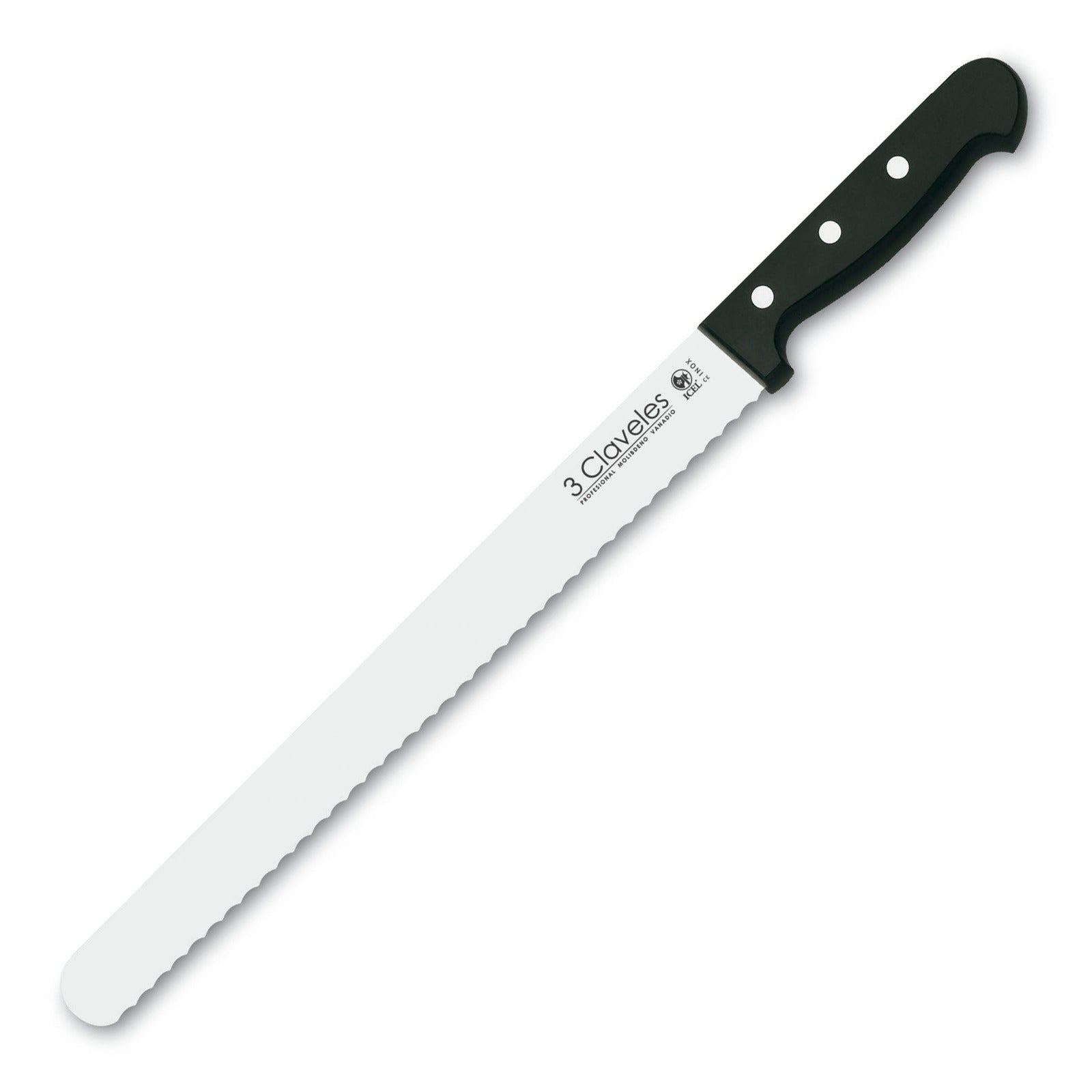 3 Claveles Uniblock - Cuchillo Repostería/ Pastelero Profesional 30 cm ...