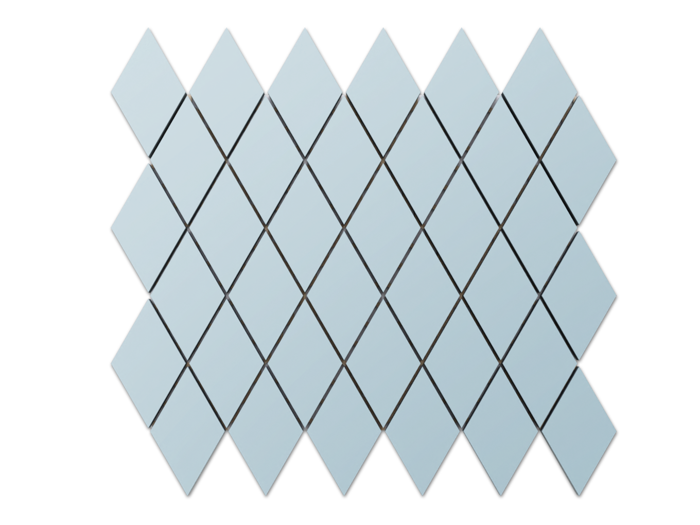 MOSAIQUE SUR FILET POUR SALLE DE BAIN ET CUISINE EN GRÈS BLUE CLAY KARO ...