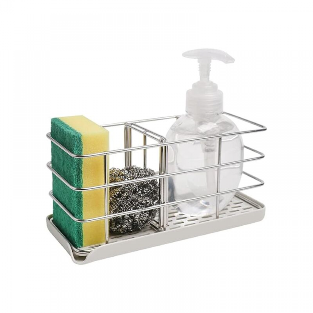 Porte-éponge pour évier de cuisine, support de rangement pour évier en ...