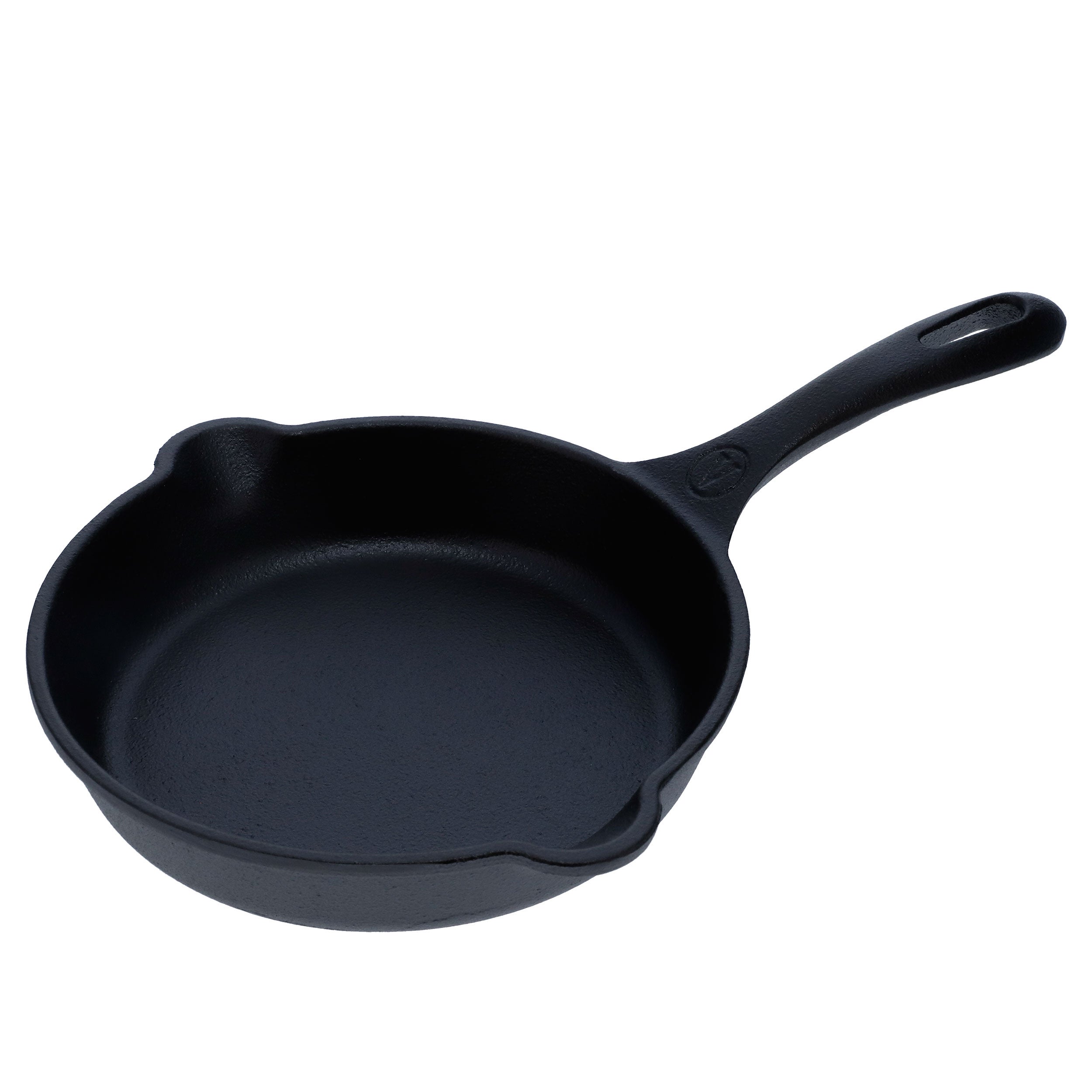 Poêle en Fonte Naturelle Induction 20cm, Convient pour le Feu, Barbecue ...