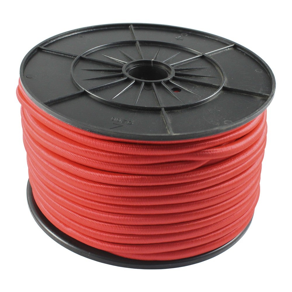 CORDON ELASTICO 8 MM ROJO ROLLO 50M | Leroy Merlin