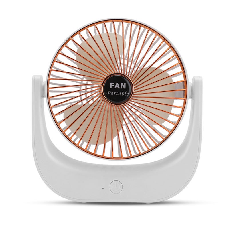 Mini Desktop Fan One-Button Control 3-Speed Réglable Multi-Angle ...