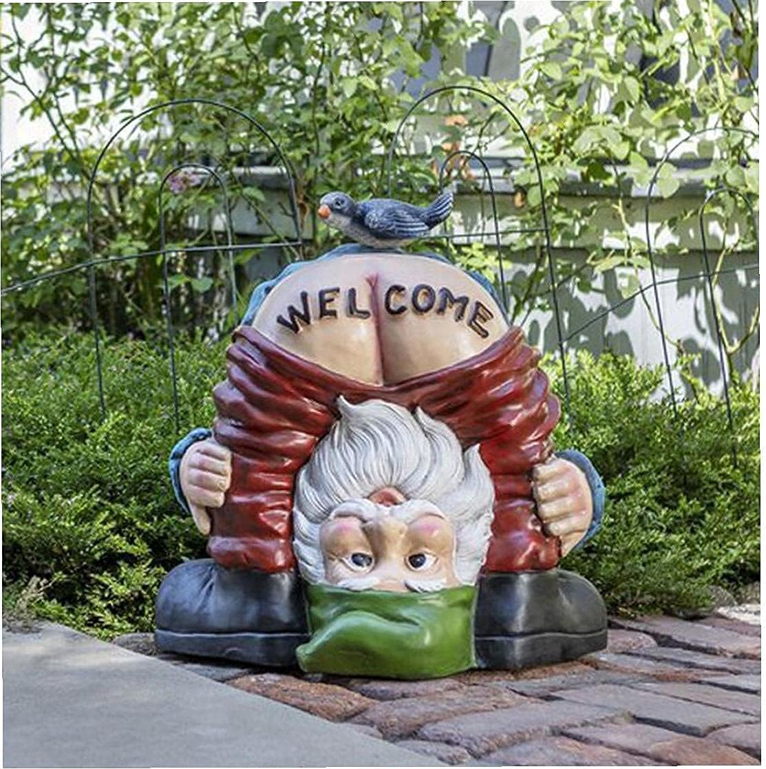 Ornements de nains de jardin de bienvenue - Statue de nain de jardin ...