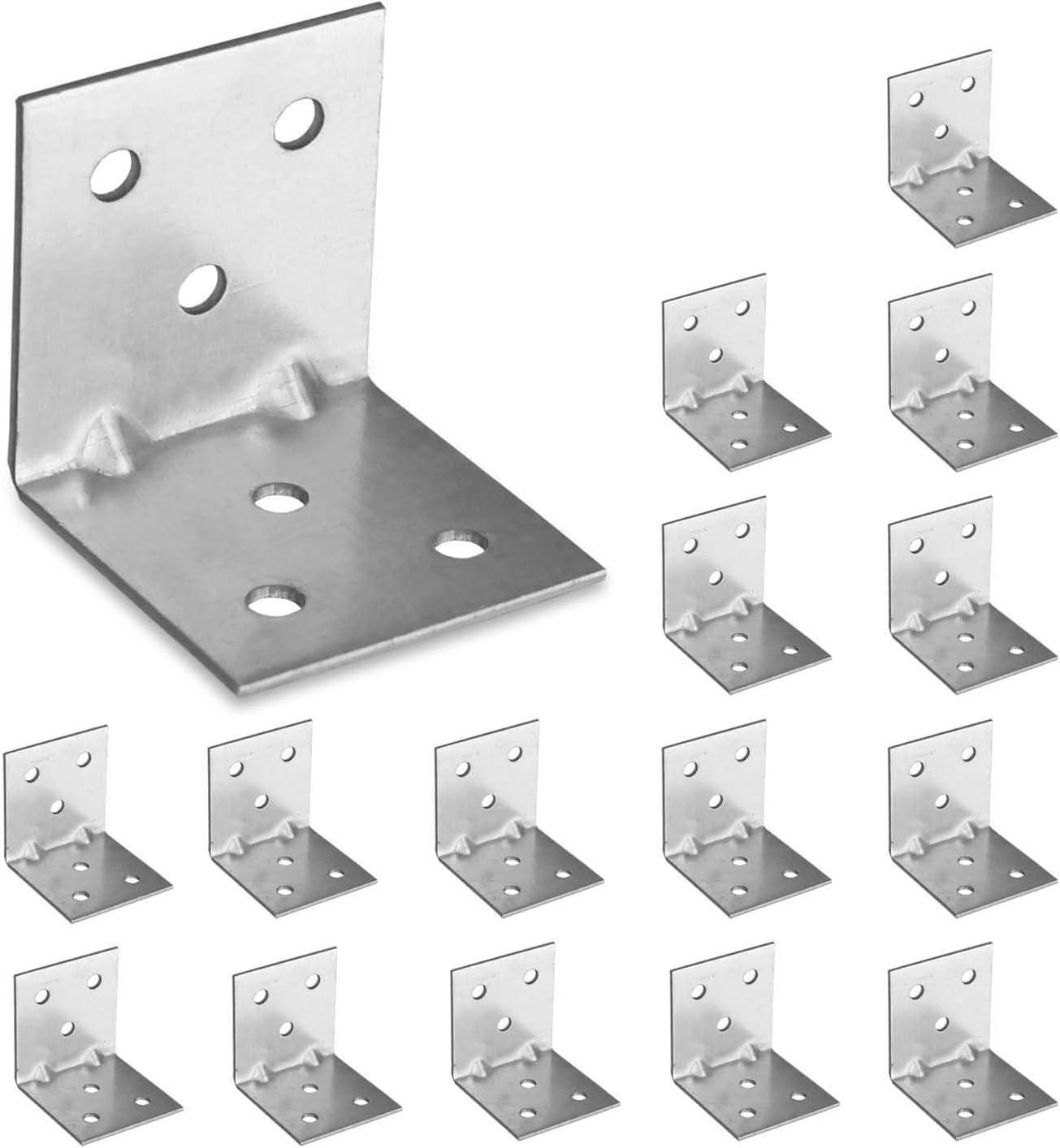 15 x Equerre d'assemblage (40 x 40 x 40 x 1.5) Equerre de Fixation ...
