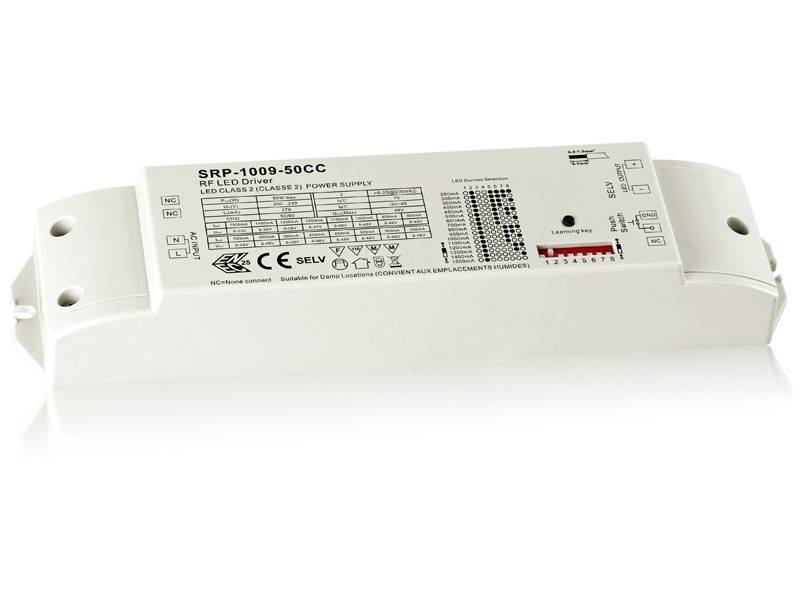 Driver regulable RF PUSH 8-48V 50W multicorriente (250-1500mA ...