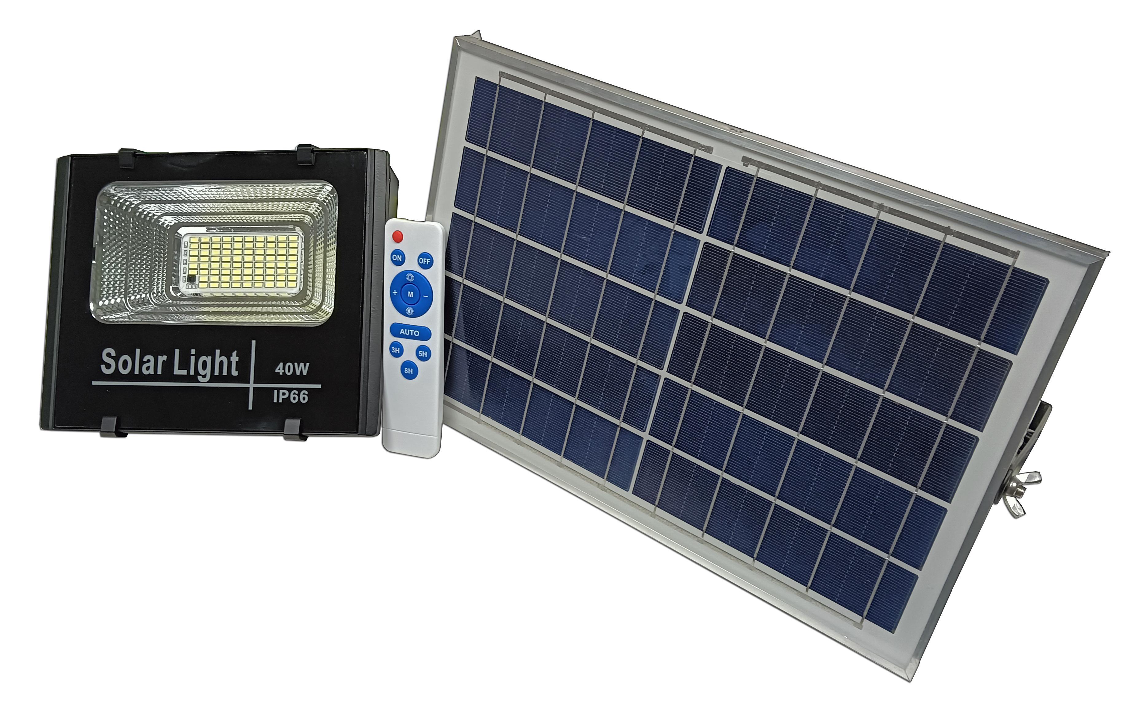 Talox foco solar led c-control remoto 40 w gy-rsf-002 | Leroy Merlin