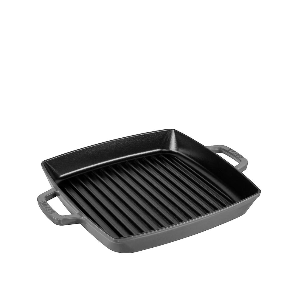 Staub Poêle à Griller Carrée Induction 28 cm - Gris Graphite (40511-684 ...