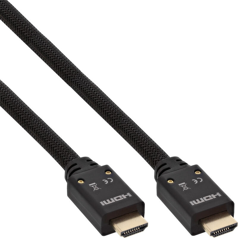 Cable hdmi de activo inline con ethernet, 4k2k, m/m, negro, contactos ...