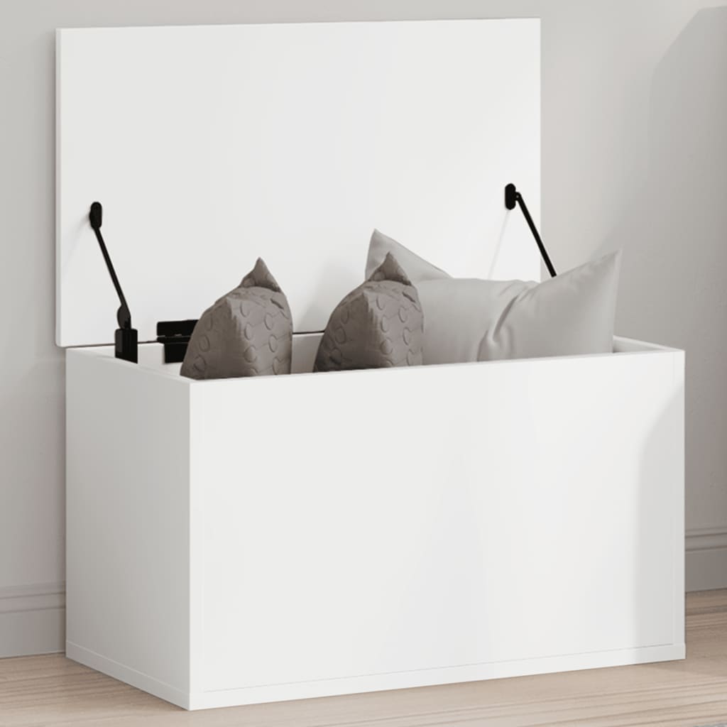 Bo?te de rangement blanc 60x35x35 cm bois d'ingénierie | Leroy Merlin