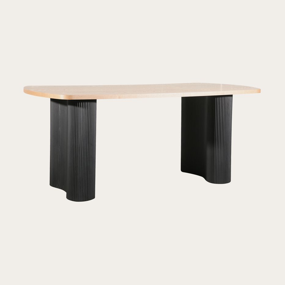 Lope table de salle à manger rectangulaire en bois de chêne | Leroy Merlin