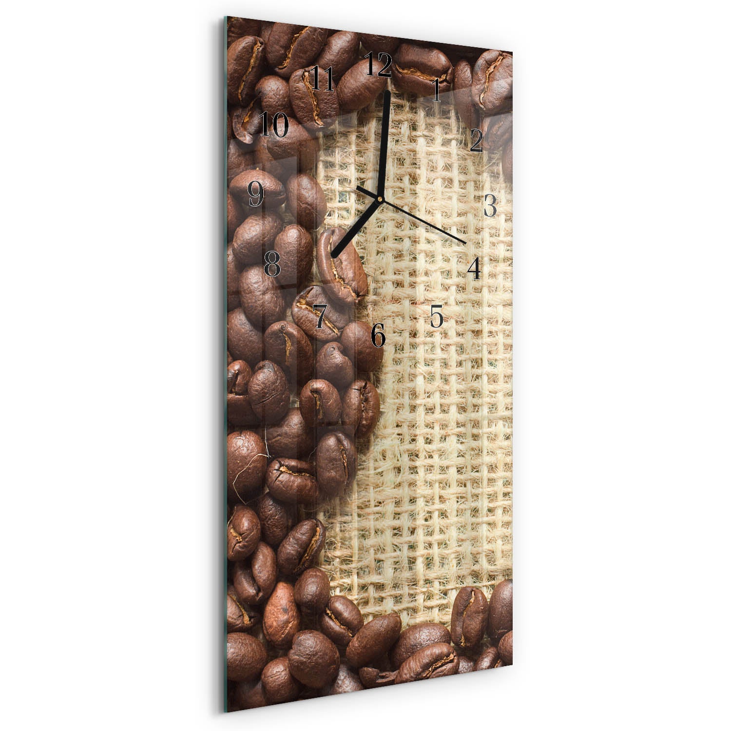 Reloj de pared de vidrio con diseño exclusivo y mecanismo silencioso de ...