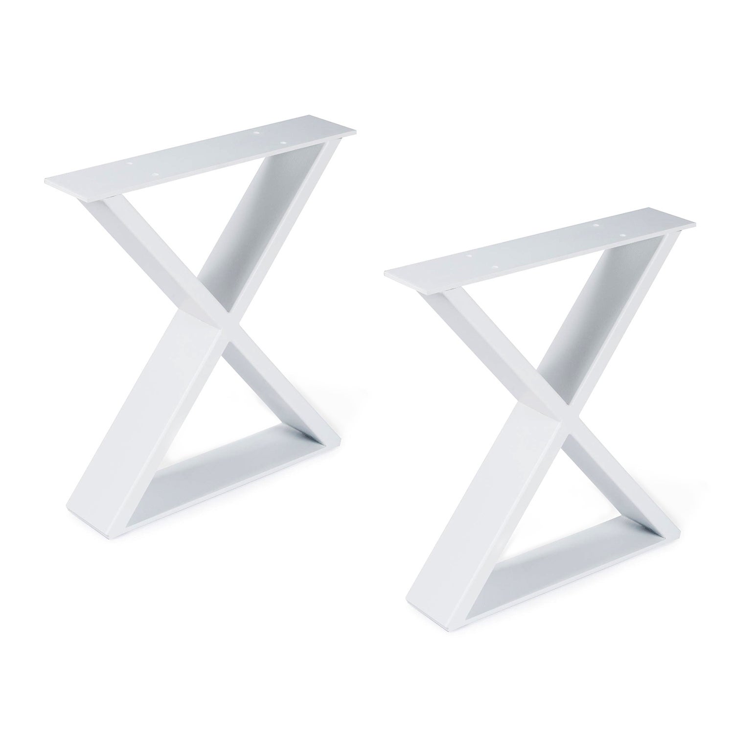 REI | Lot de 2 X pieds pour tables | 380 x 80 x 382 mm | Fabriqué en ...