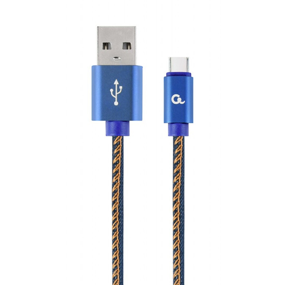 Câble USB A vers USB C GEMBIRD CC-USB2J-AMCM-2M-BL Bleu 2 m | Leroy Merlin