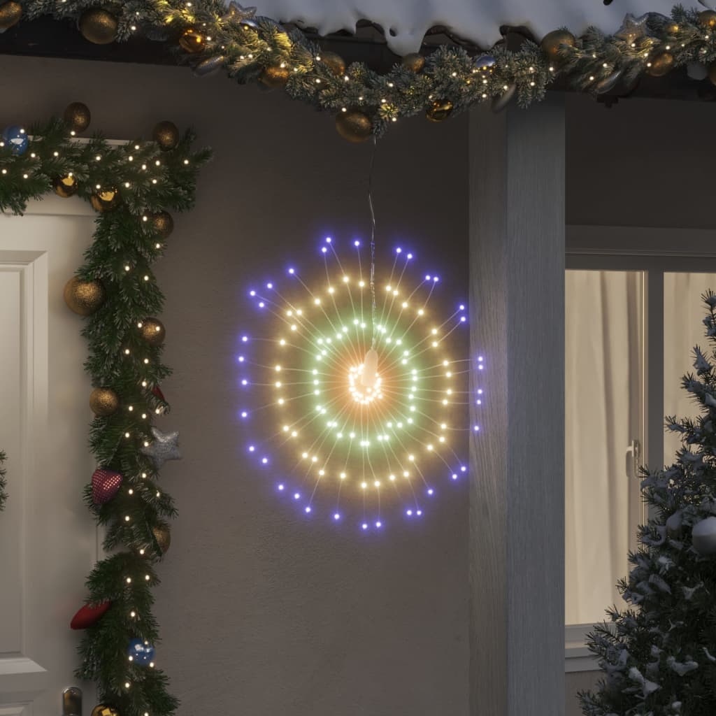 Luces de Navidad de estrellas 8 uds 140 LED de colores 17 cm | Leroy Merlin