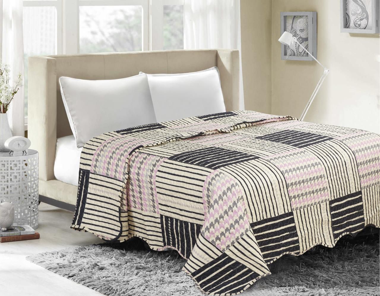 Colcha Estampada Primavera/Verano - Doble - pieddepoule | Leroy Merlin