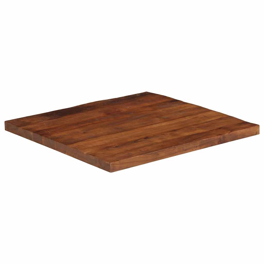 Plateau de table carré en bois massif recyclé 90x90x3,8 cm- COMFORTXL ...