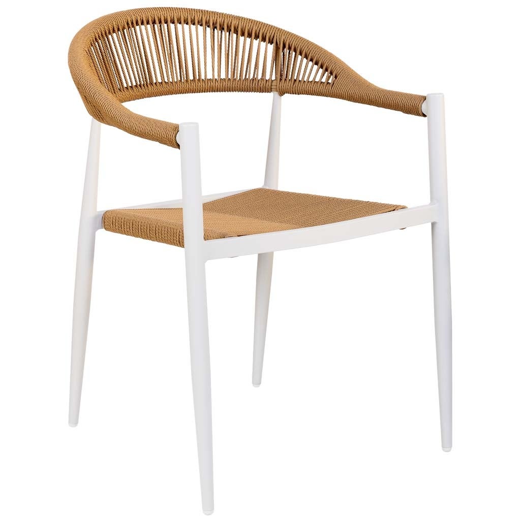 Silla de ratan sintético marrón 56x60x78 | Leroy Merlin