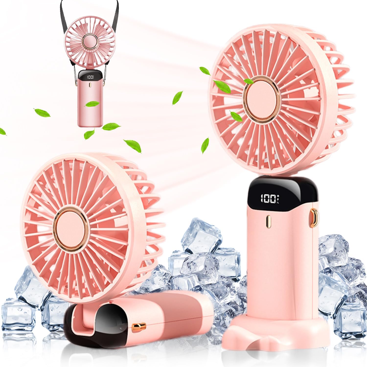 Mini ventilateur portable USB 5 vitesses – Moteur à haute pression ...