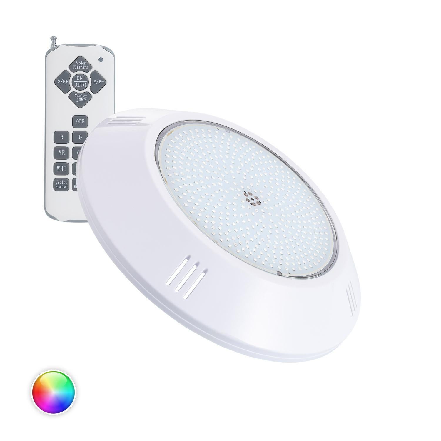 Spot LED Piscine en Saillie RGB Submersible 12V AC IP68 35W | RGB | PC ...