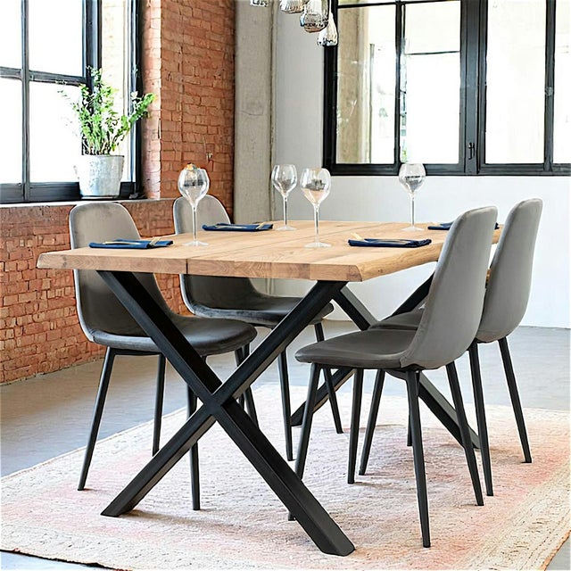 Table a manger chene clair au meilleur prix | Leroy Merlin