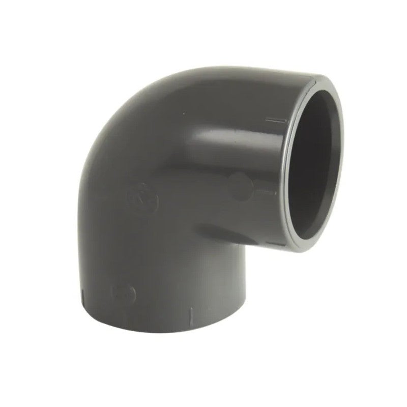 Coude PVC pression piscine 90° femelle diamètre 63 mm | Leroy Merlin
