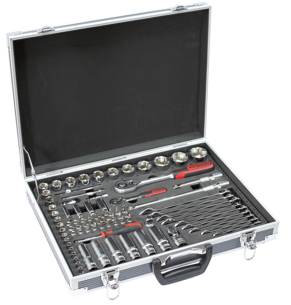 KS TOOLS - Coffret de douilles et accessoires ULTIMATE® 1/4" - 1/2", 83 pièces - 922.0683 | Bricoman