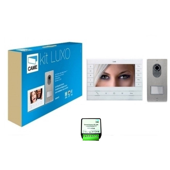KIT LUXO CV Interphone Vidéo CAME 001CK0017FR - CAME | Leroy Merlin