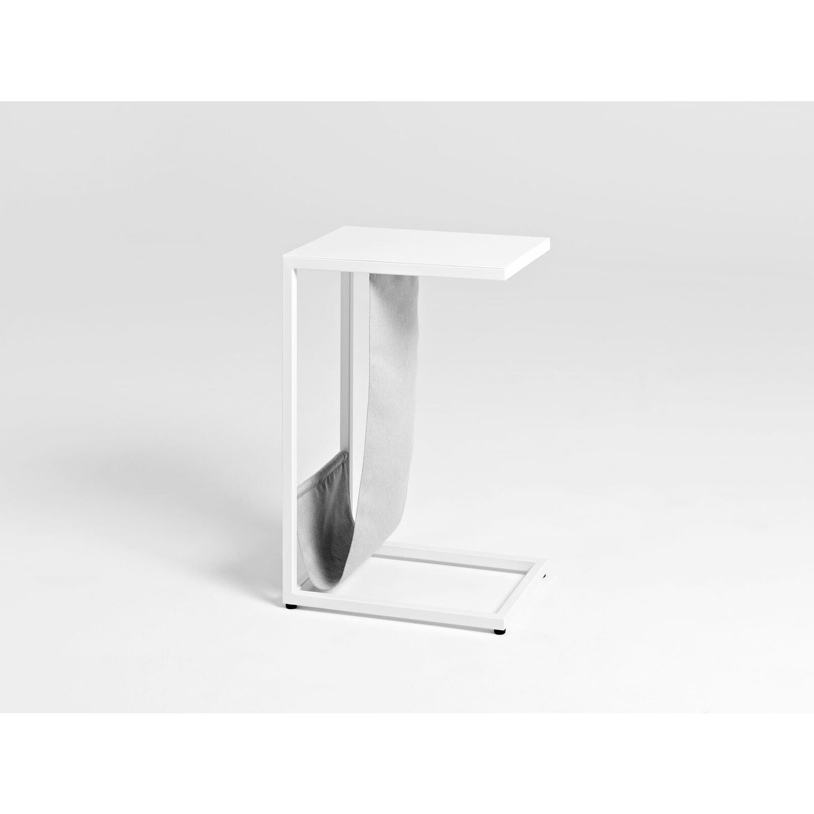 Bout de canapé lupe 30 x 40 x 60 cm Blanc | Leroy Merlin