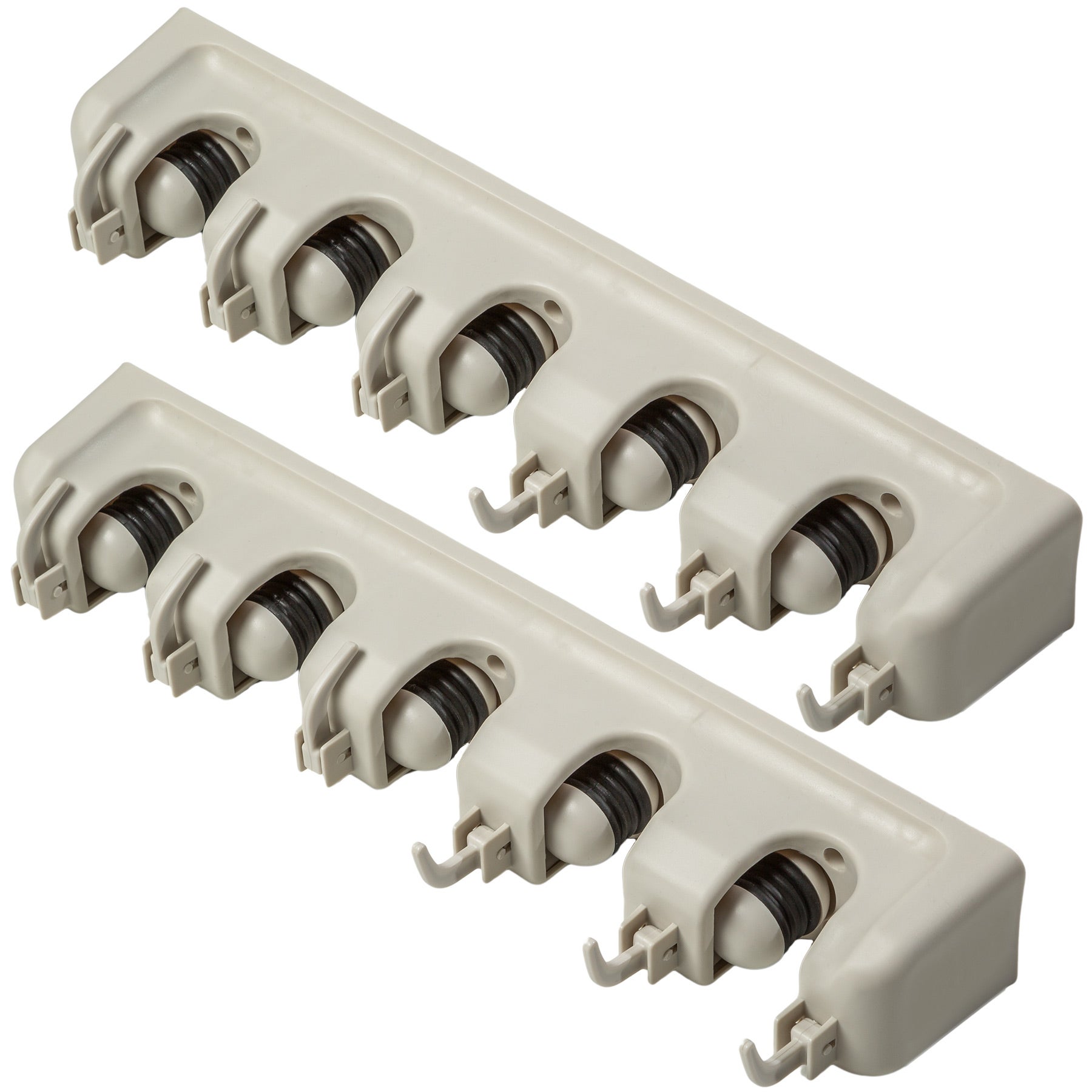 Tectake 2 Supports Balais Mural, Support Accroche Outils | Leroy Merlin