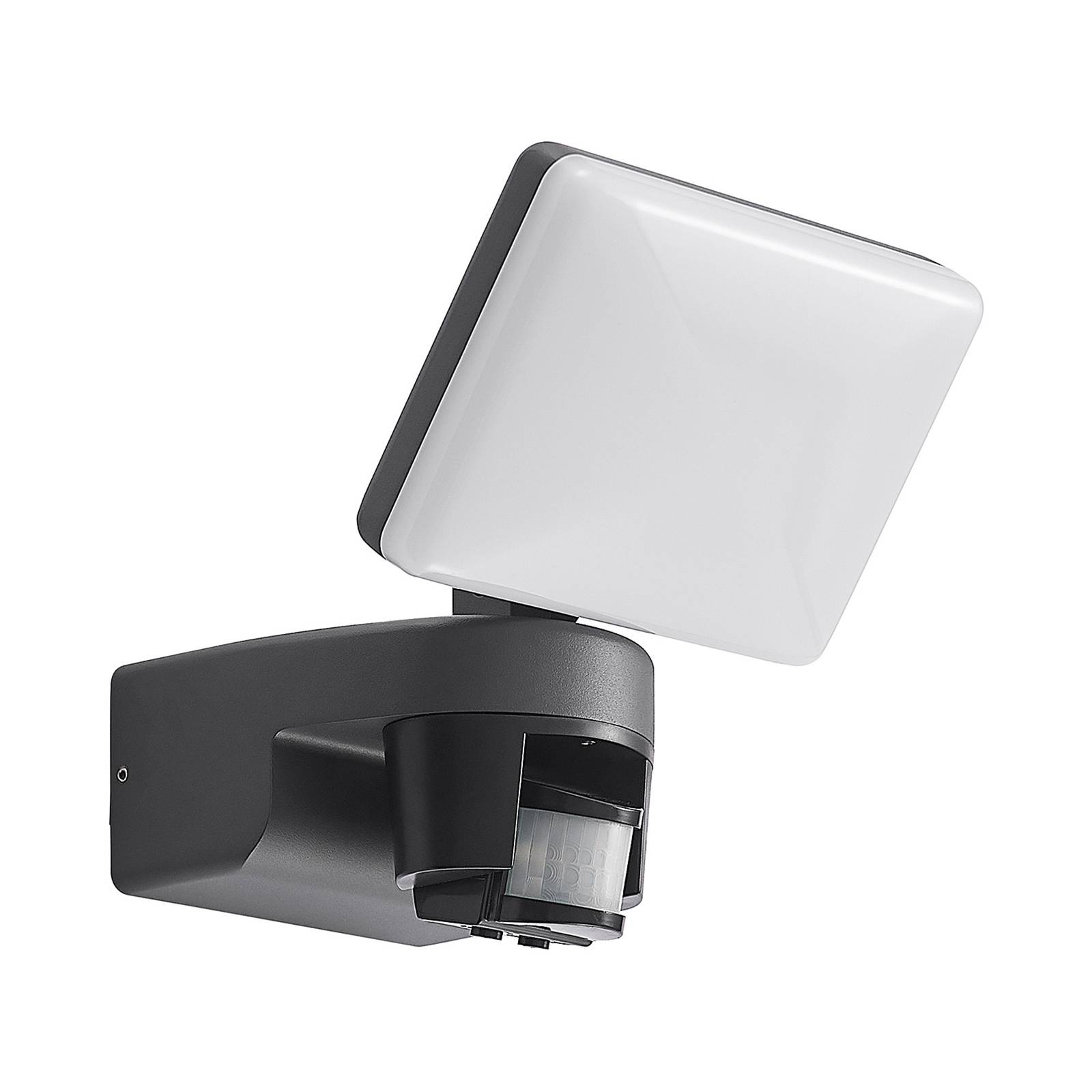 Lindby Melamika Foco exterior LED, sensor, foco LED para exterior ...