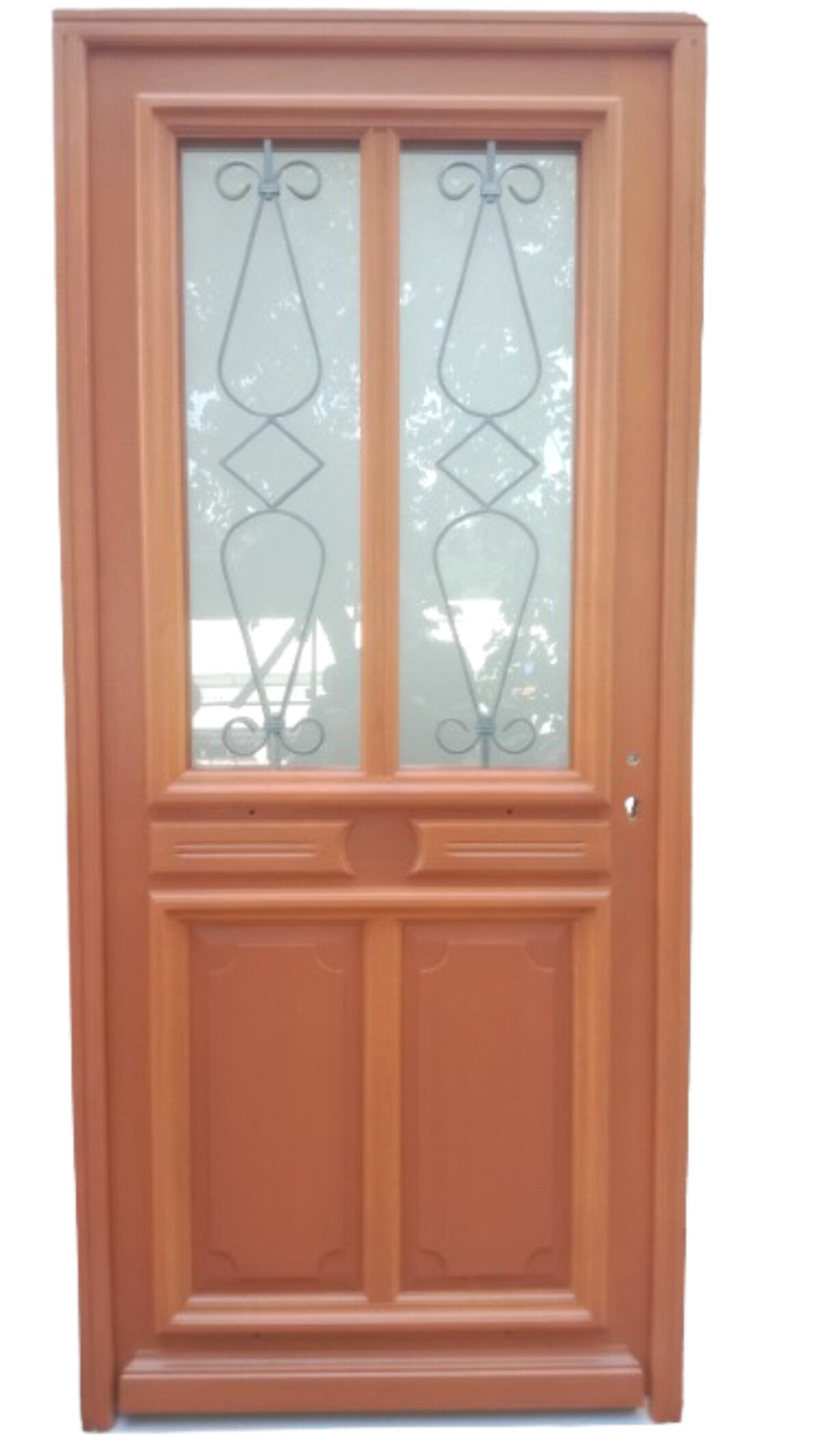 Porte d'entree Bois vitree, Baya, H,200xl,90 p, gauche Cotes Tableau ...